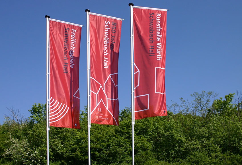 Fahnen - FILIALBESCHRIFTER.DE in 74523 Schwäbisch Hall